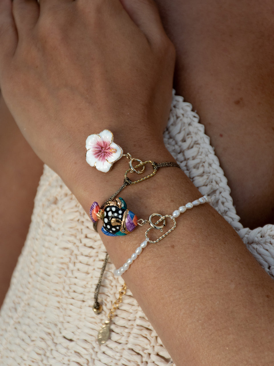 Designer Porcelain Jewelry | Hand Painted – NACH BIJOUX