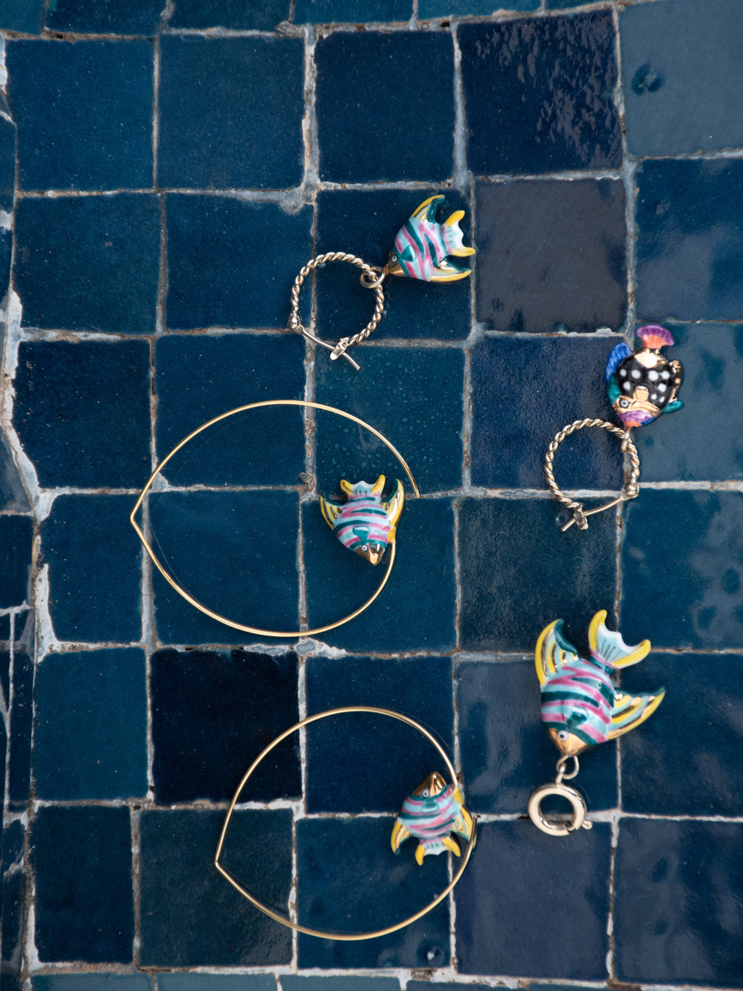 Designer Porcelain Jewelry | Hand Painted – NACH BIJOUX